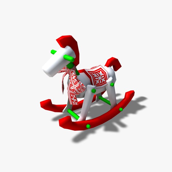 rocking horse decoration dxf