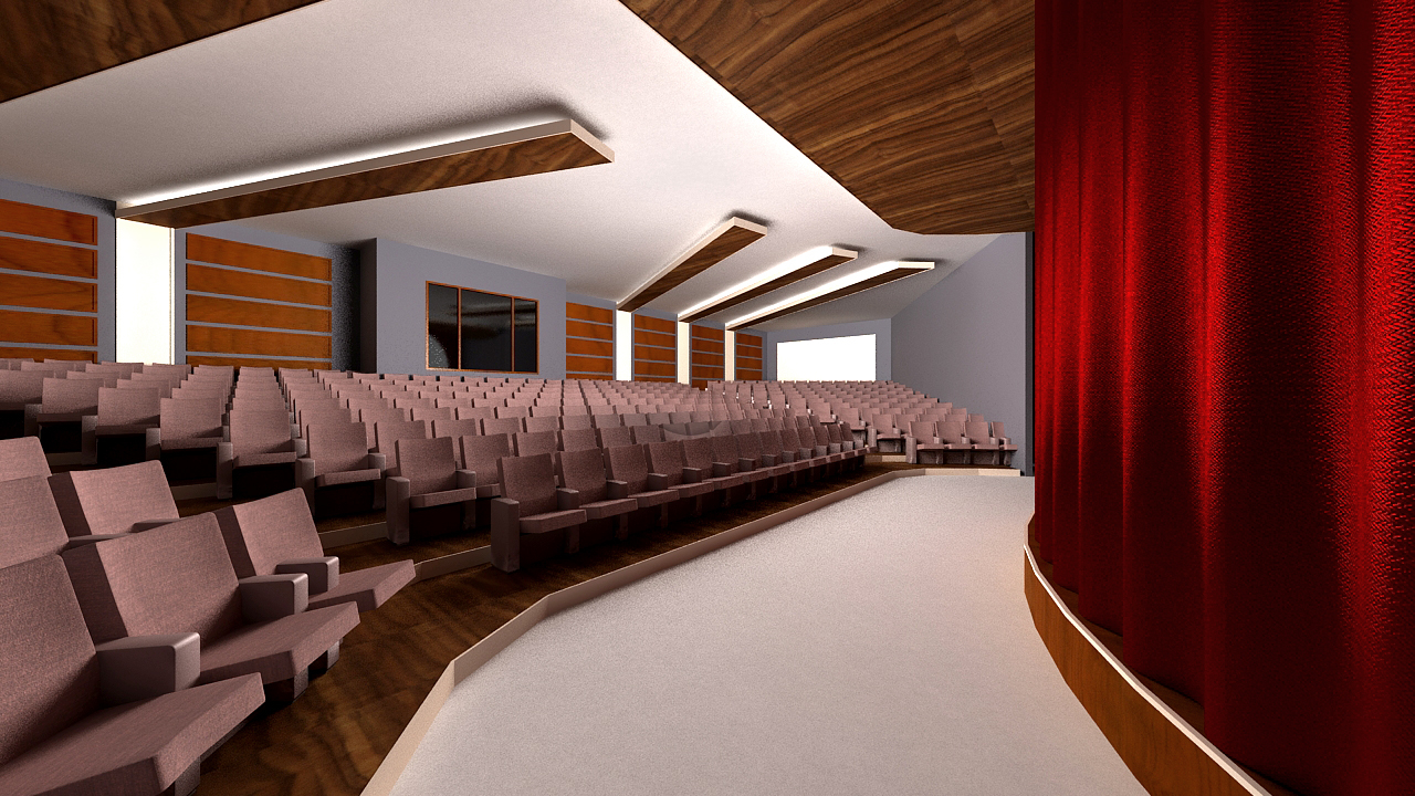 3d model theatre chair