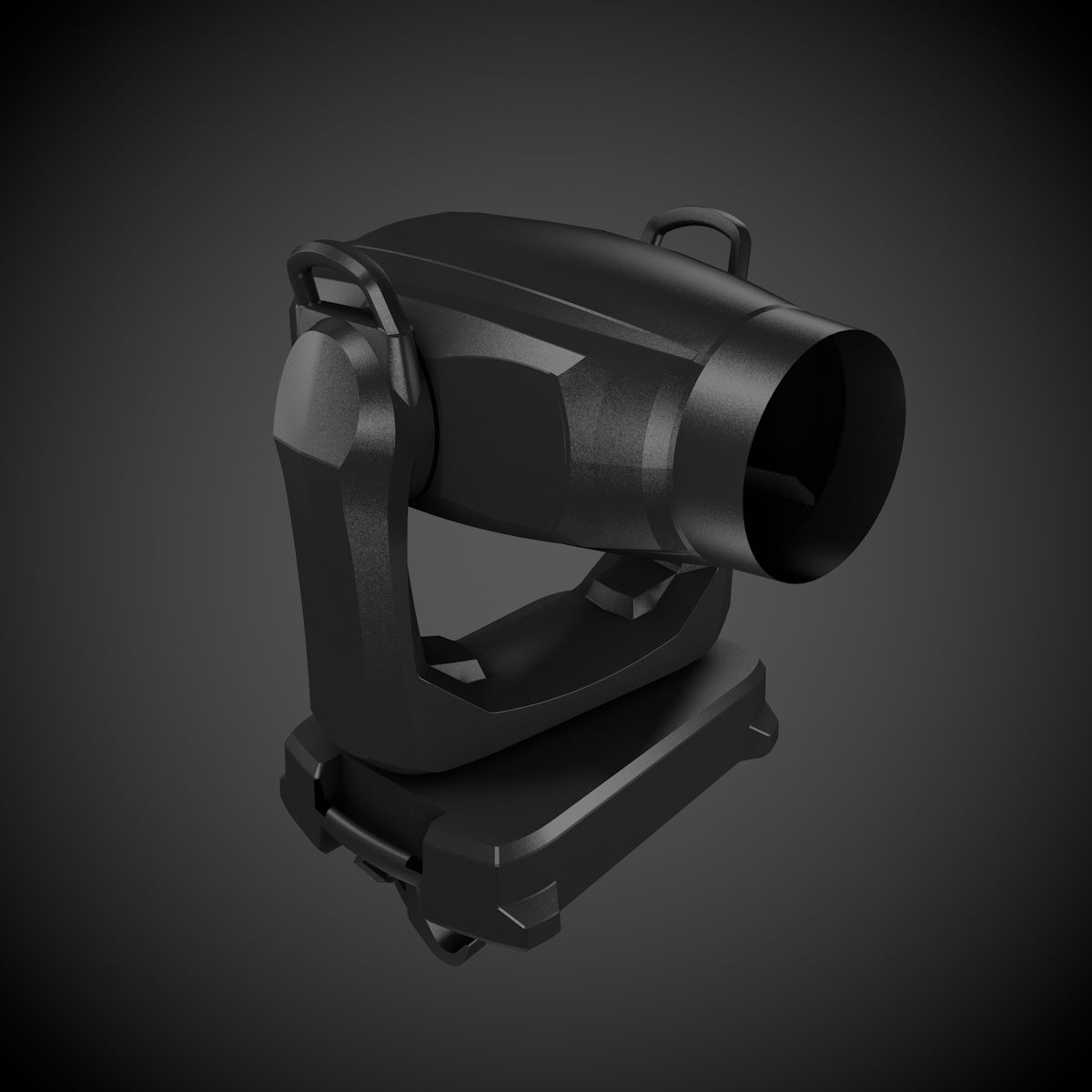 3d model professional moving light