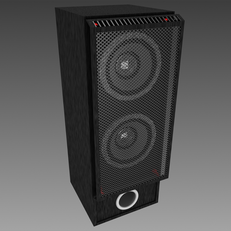 3d model speaker