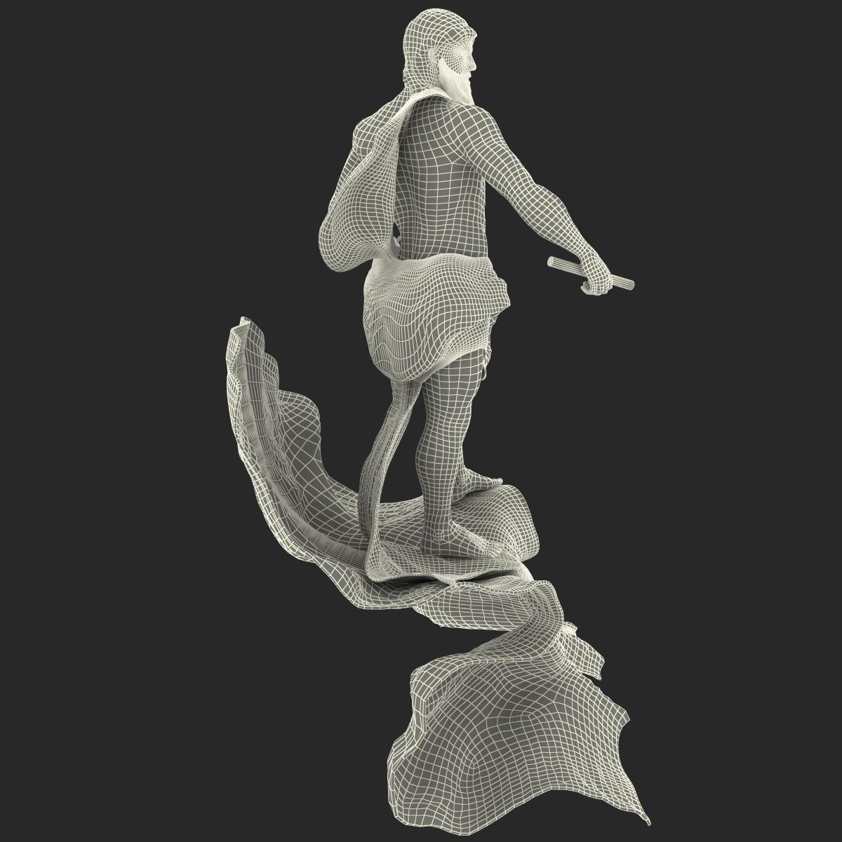 3d model oceanus statue