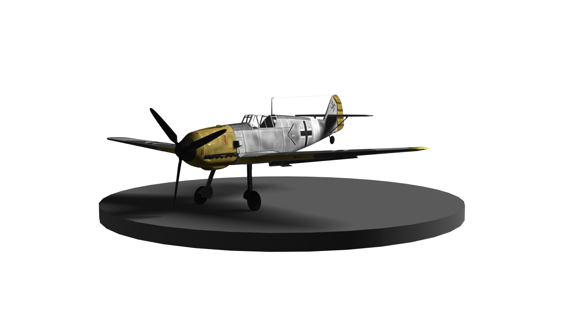 3d model of me-109e