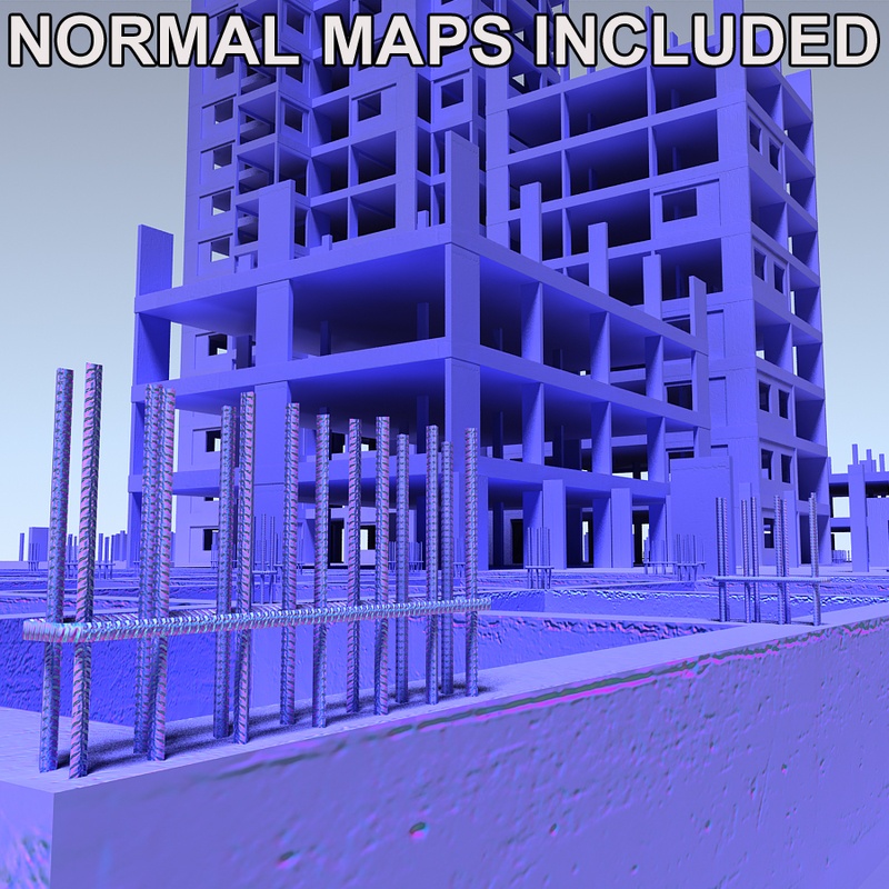 building construction 3d model