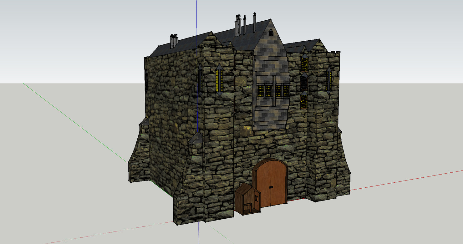 3d medieval model