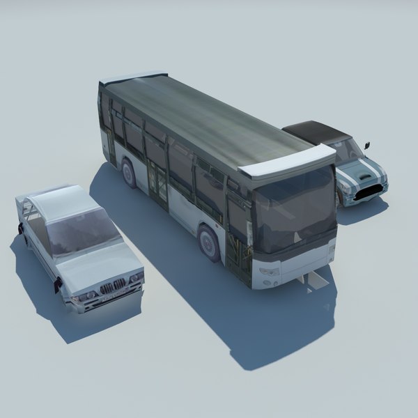 coach bus 3d model