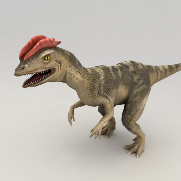 3d model of 13 dinosaur rigged pack