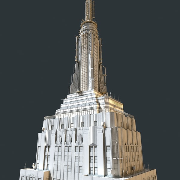 empire state building 3d model