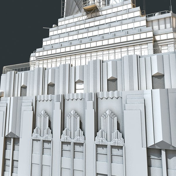 empire state building 3d model