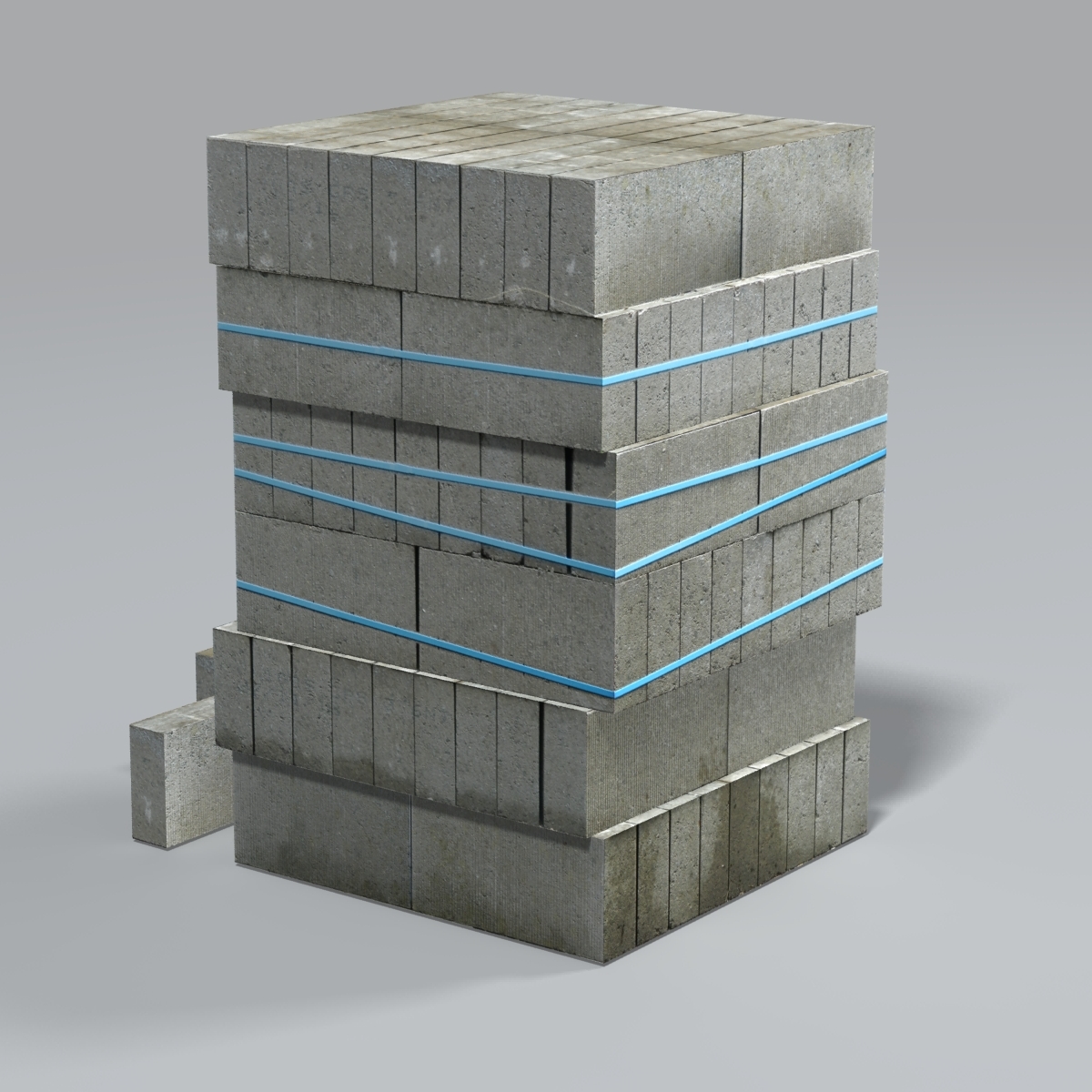 construction breezeblocks 3ds