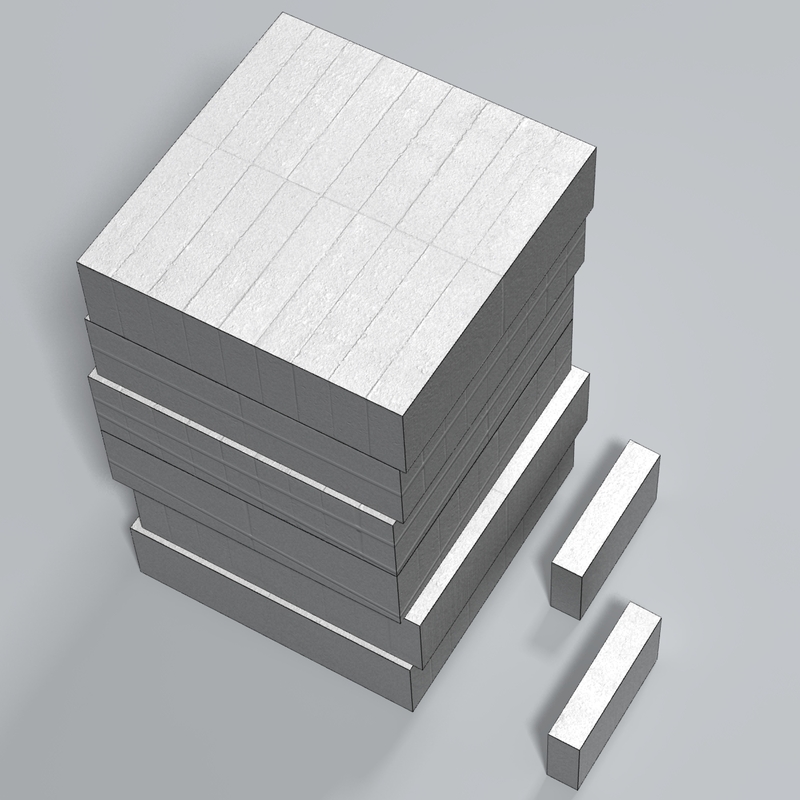 construction breezeblocks 3ds