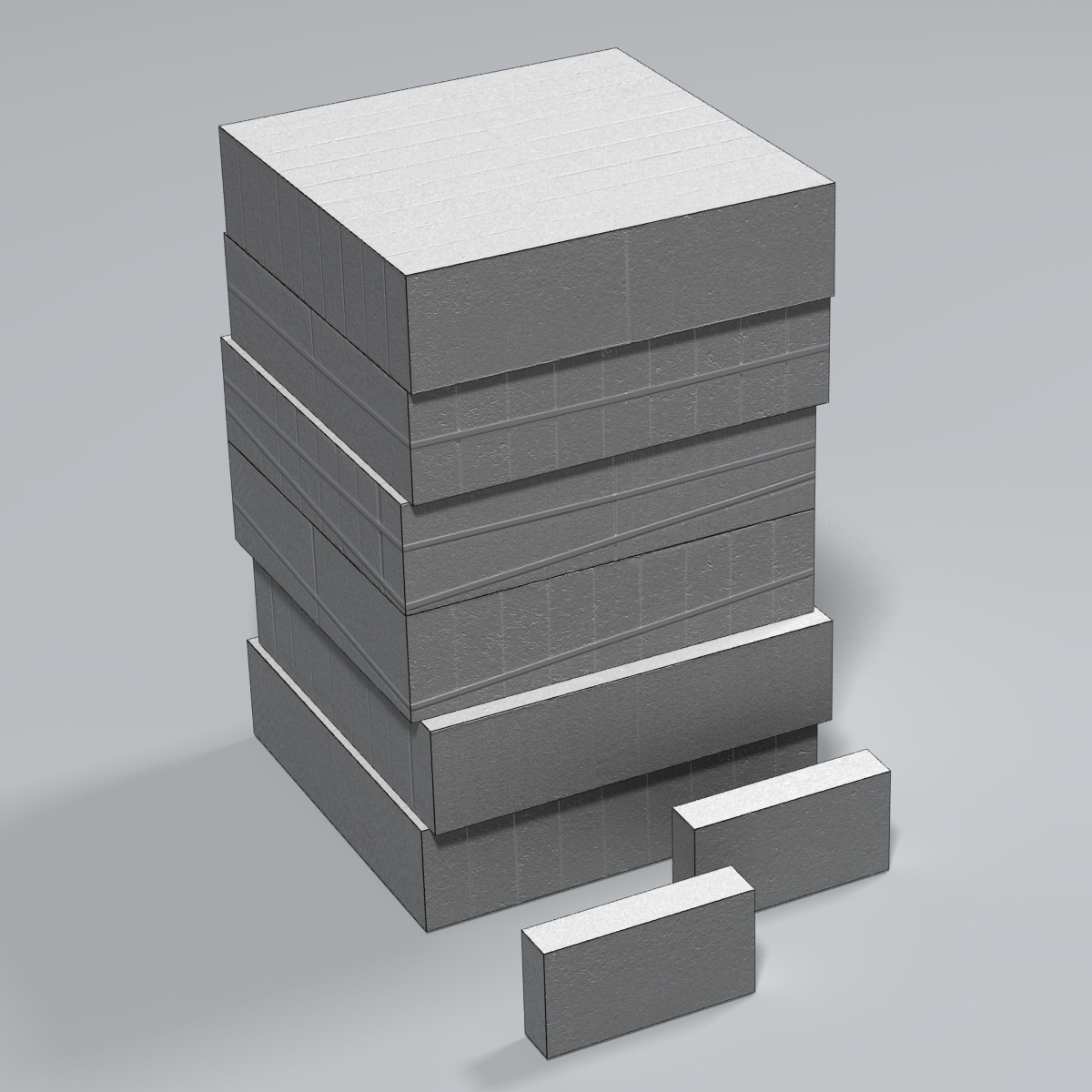 construction breezeblocks 3ds