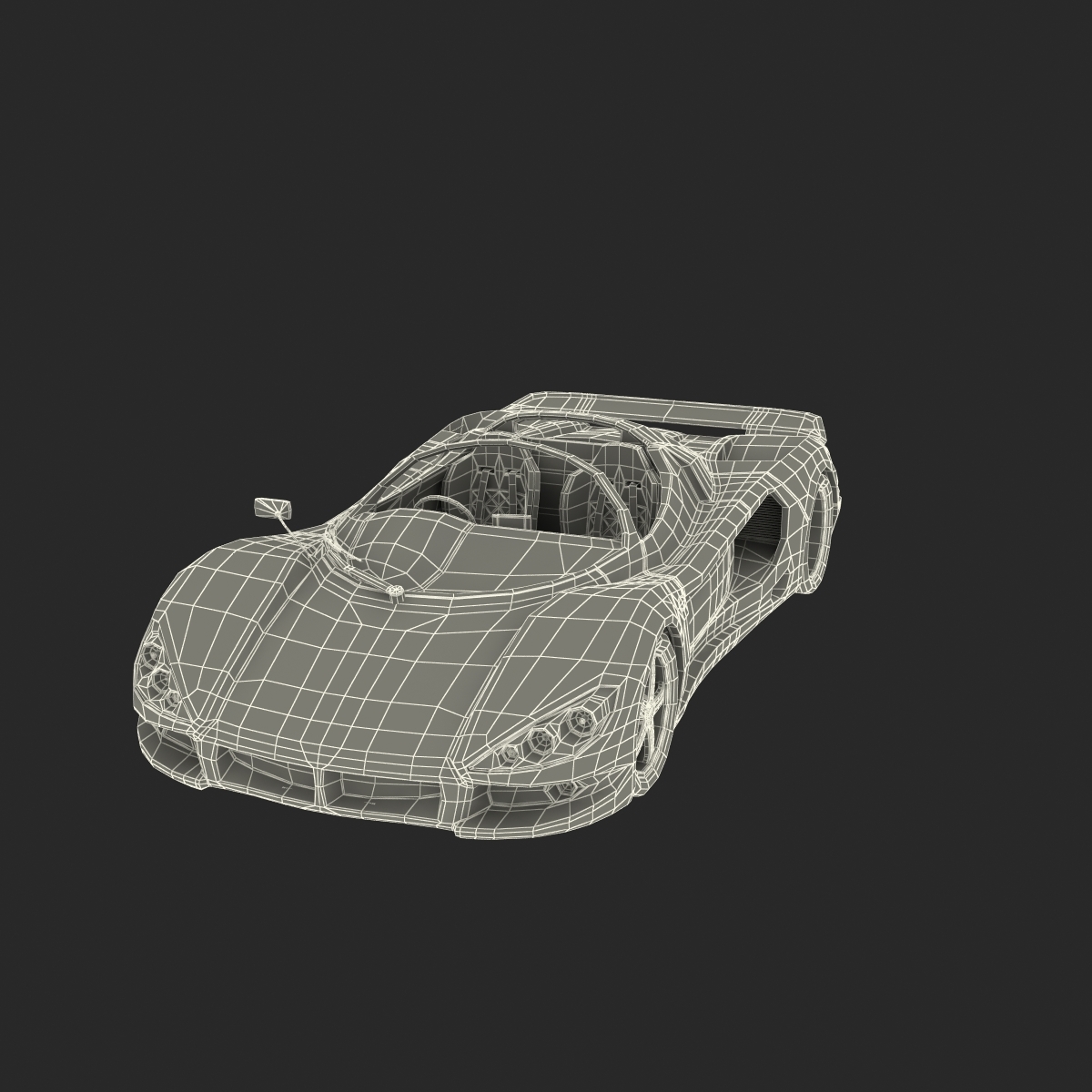 3d car minotaur mk2 rigged