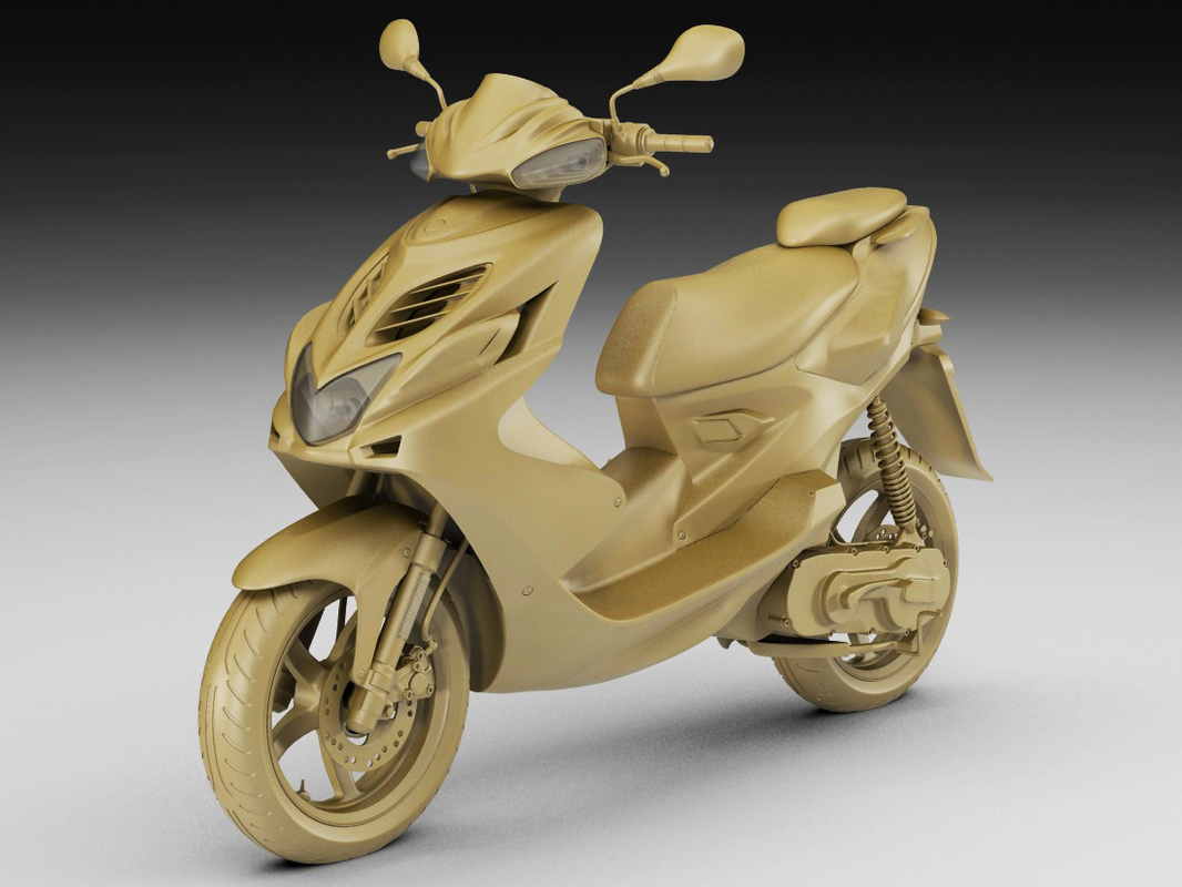 yamaha aerox r 3d max