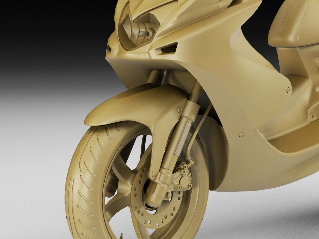 yamaha aerox r 3d max