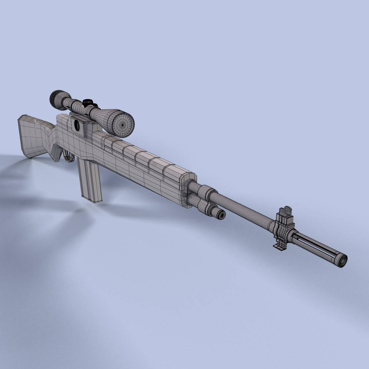 rifle sniper 3d model