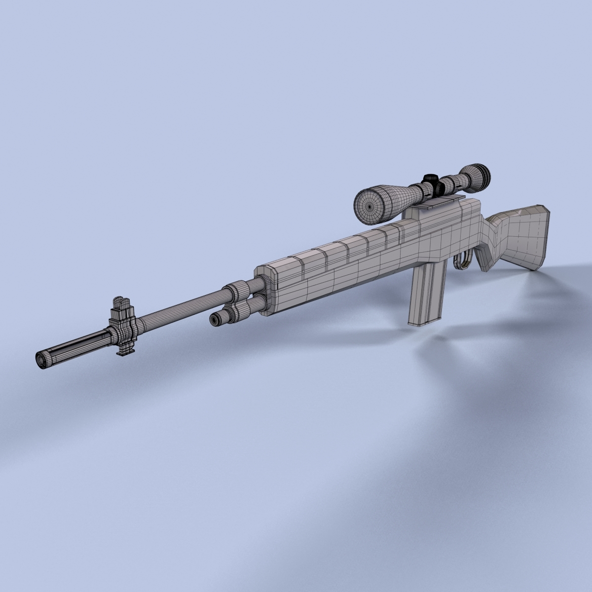 rifle sniper 3d model