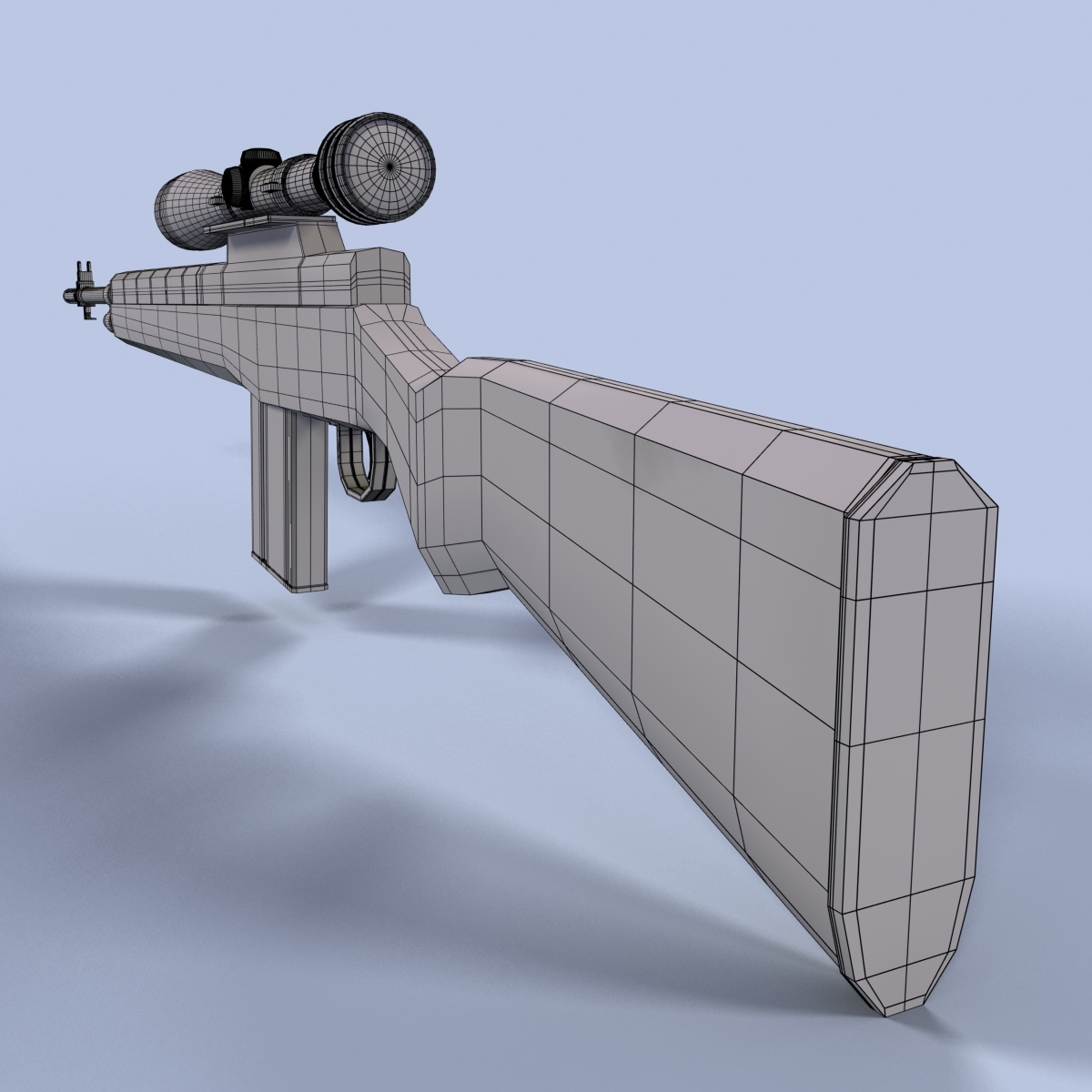 rifle sniper 3d model