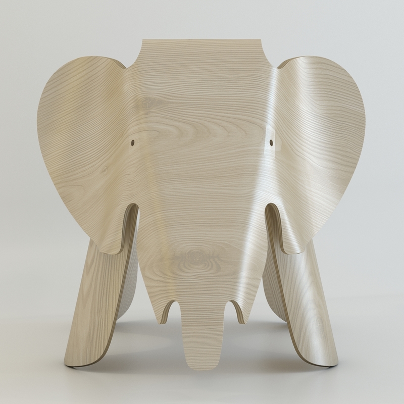 3d eames elephant model
