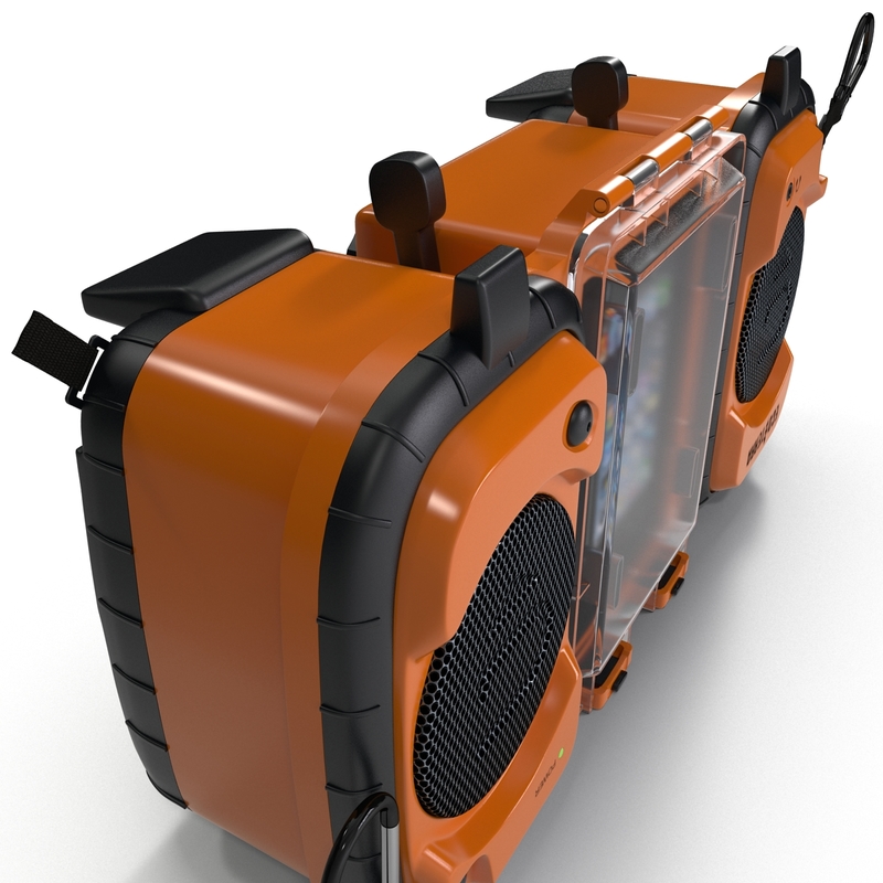 3d c4d iphone 5 stereo boombox
