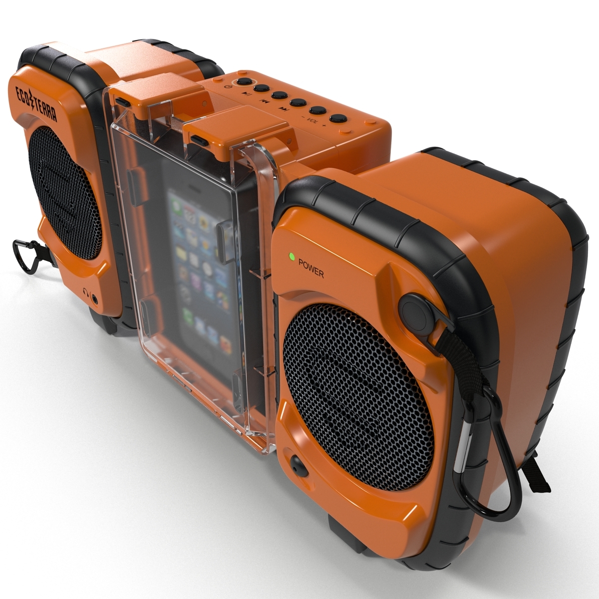 3d c4d iphone 5 stereo boombox