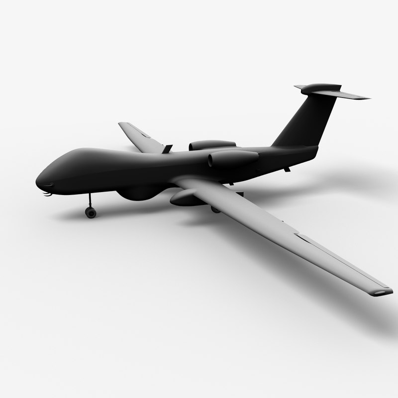 cassidian talarion uav drone 3d model