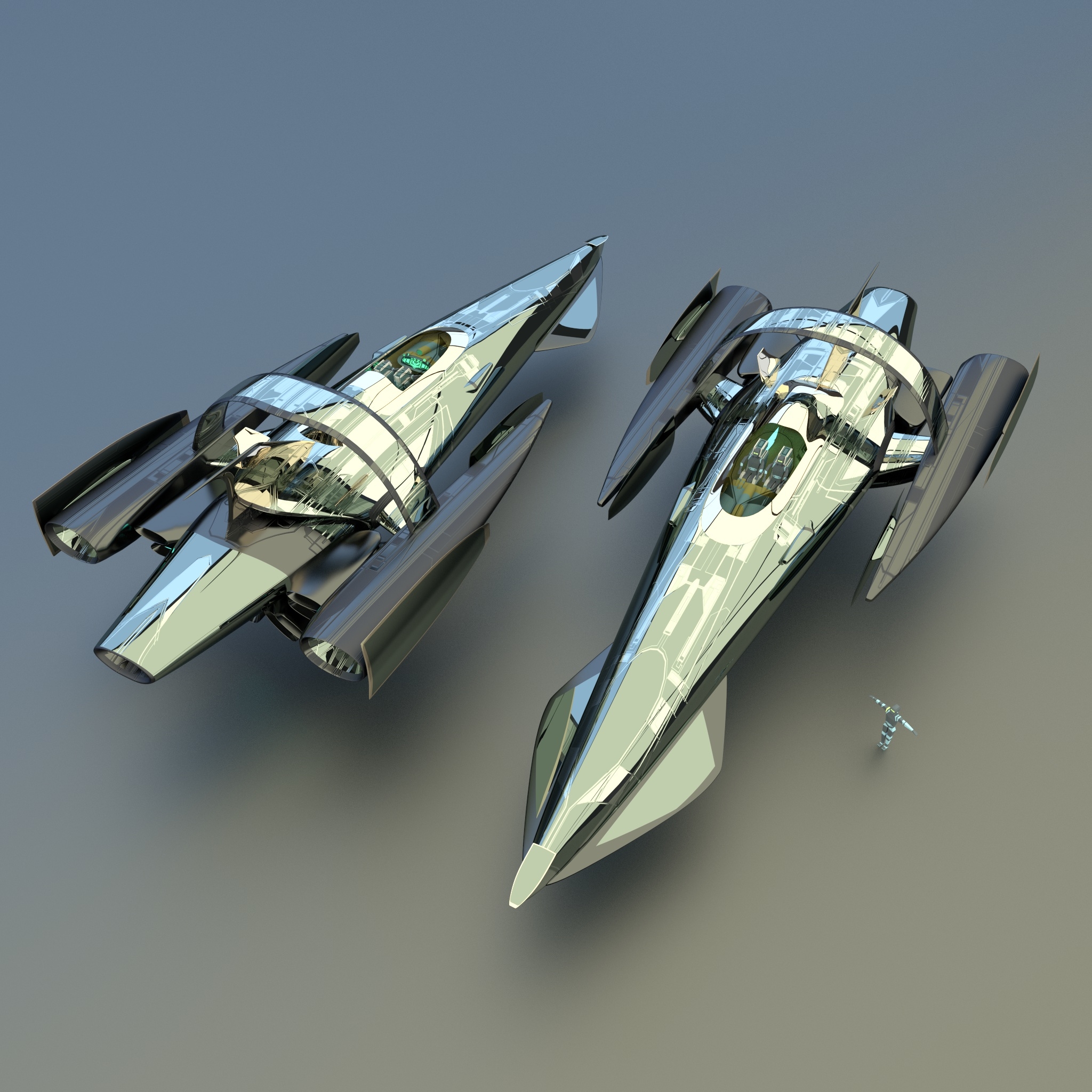 space cruiser 3d model