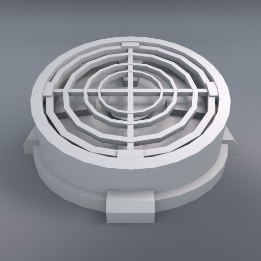 vent 3d model