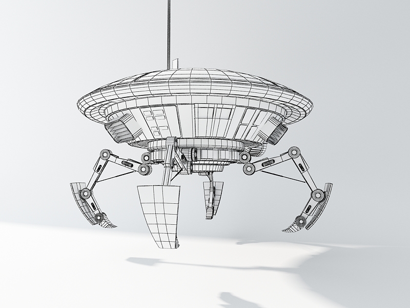 spider droid 3d max