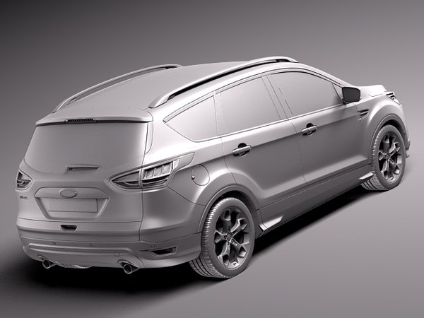 3d model 2013 suv kuga