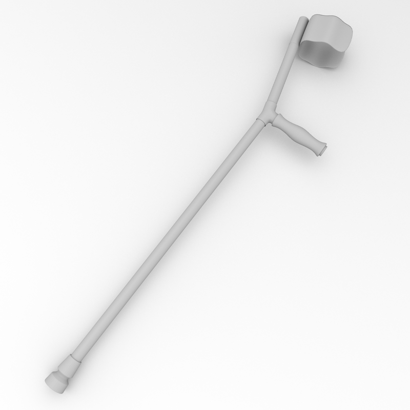 crutch 3d model