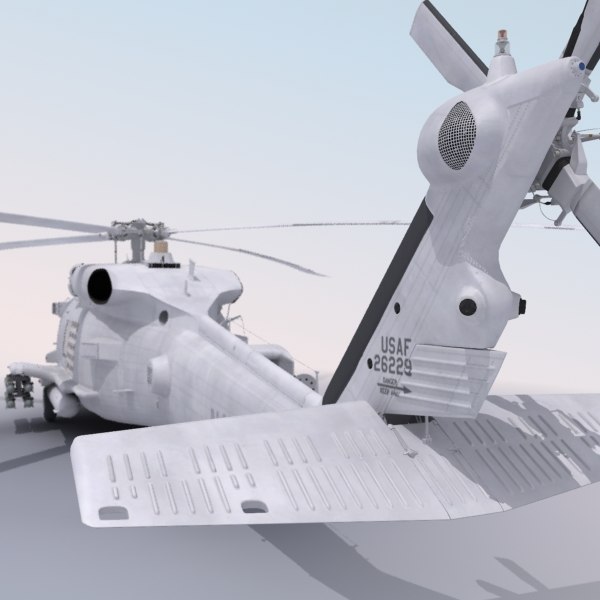 sh-60 seahawk military helicopter 3d model