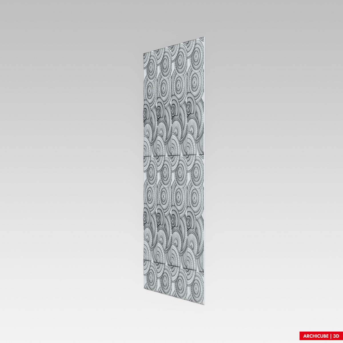 3d model wall panel