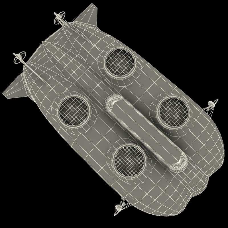 3d model aerostatic hybrid airship lockheed martin