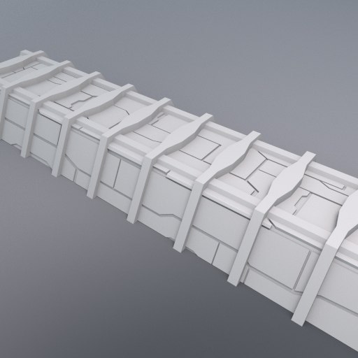 structural beam 3d model