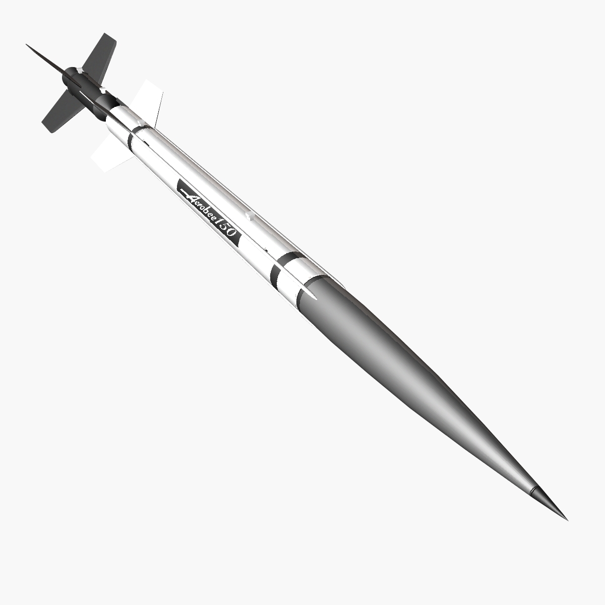 3d model sounding rocket aerobee 150