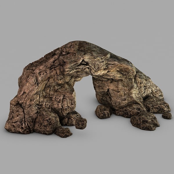 3ds max cave entrance