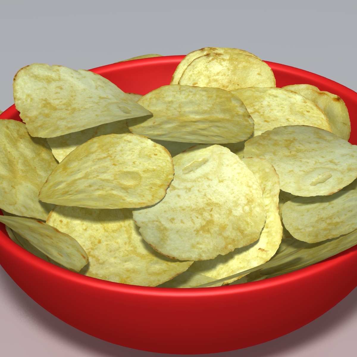 Schüssel Chips 3D-Modell - TurboSquid 767163