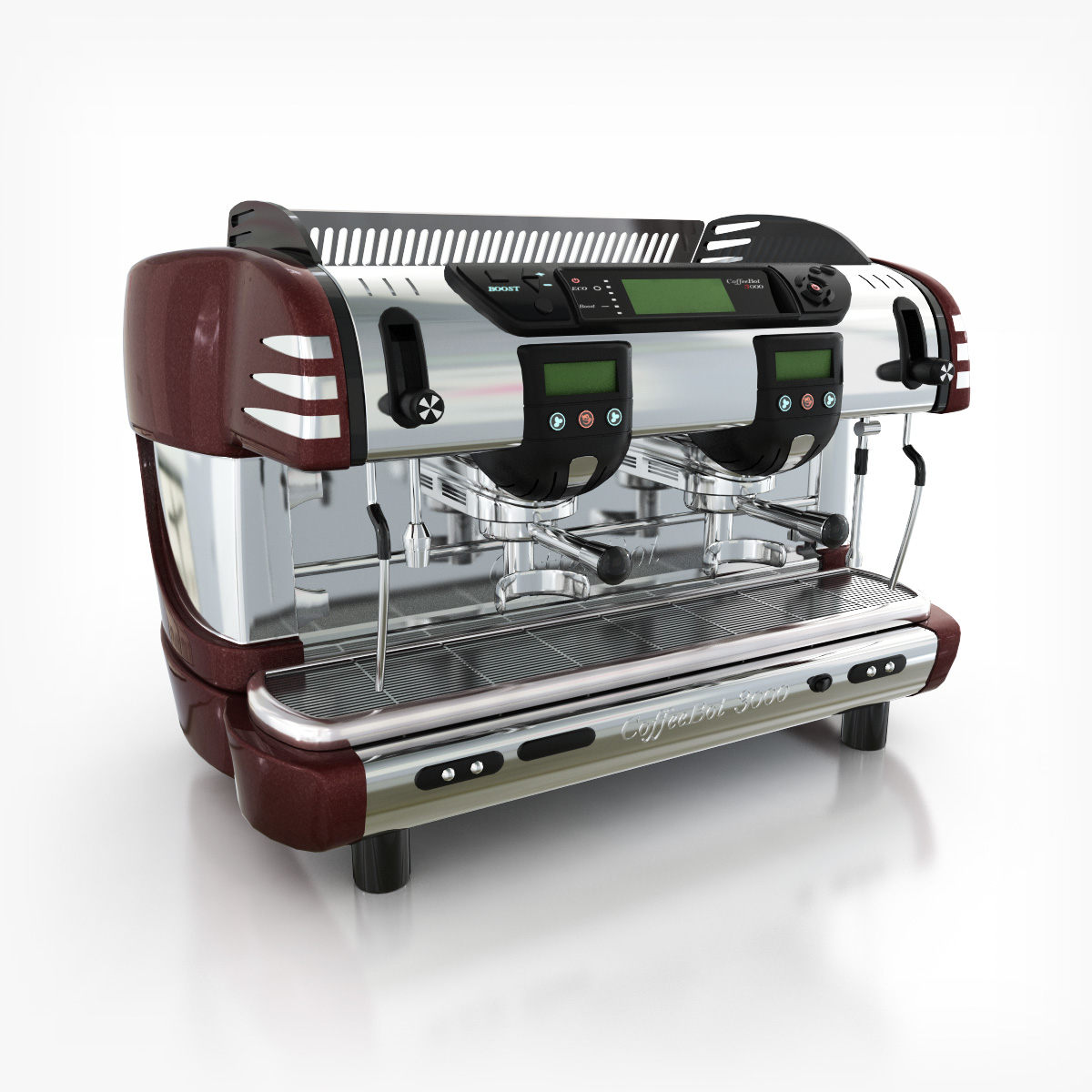 3d model espresso coffee machine