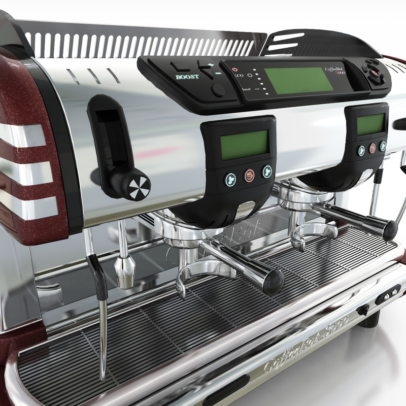 3d model espresso coffee machine