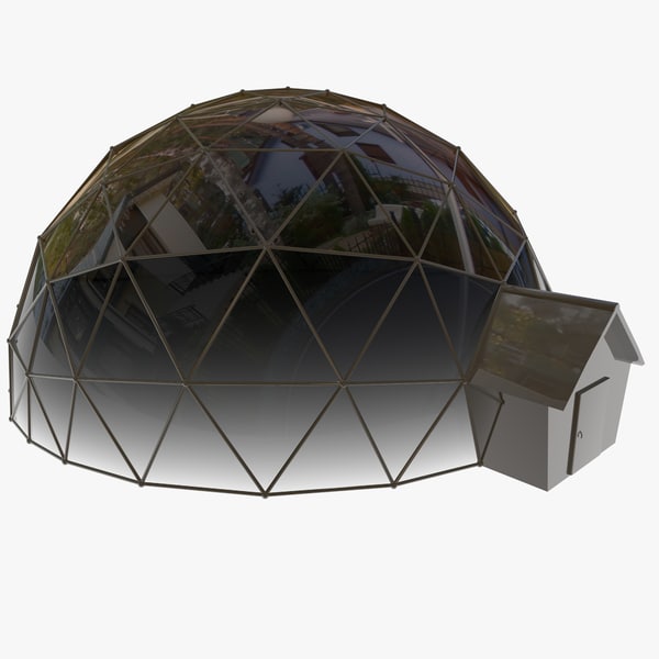 3d geodesic house