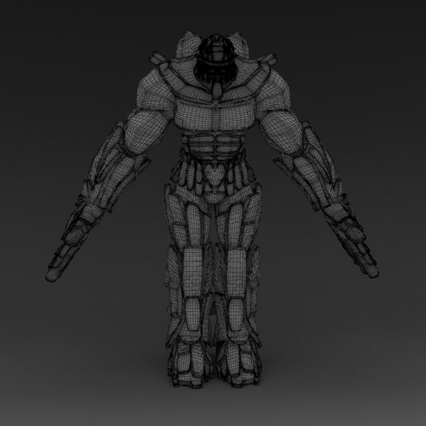 rigged character animation golem max