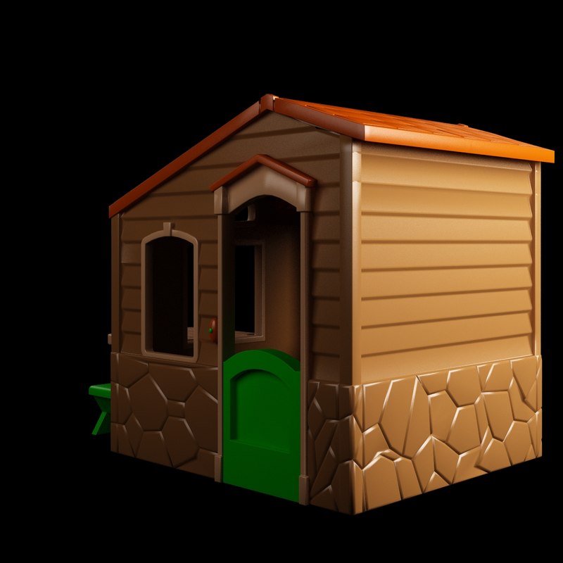 small house toy 3d model