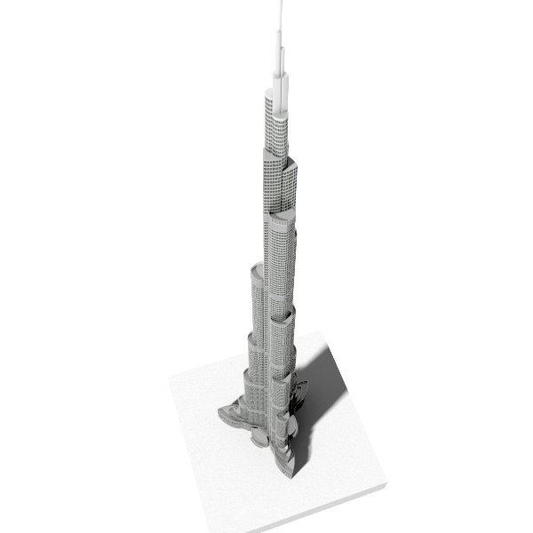 Burj Khalifa Tower 3D Models for Download | TurboSquid
