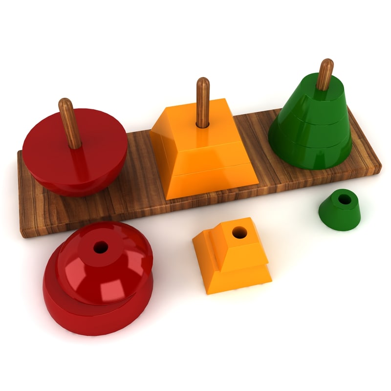 3d toy shapes