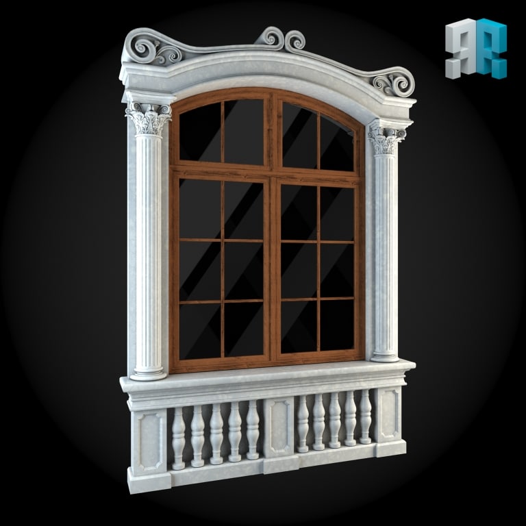 3d model architectural modules