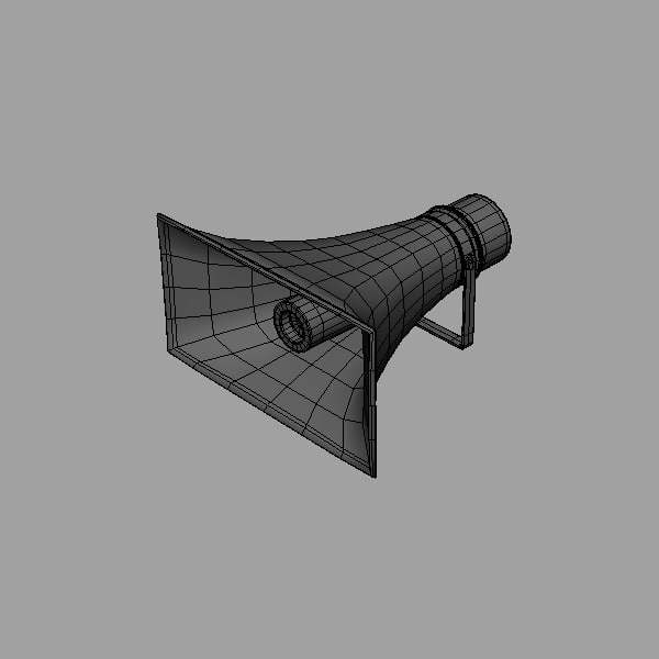 3dsmax speaker loudspeaker