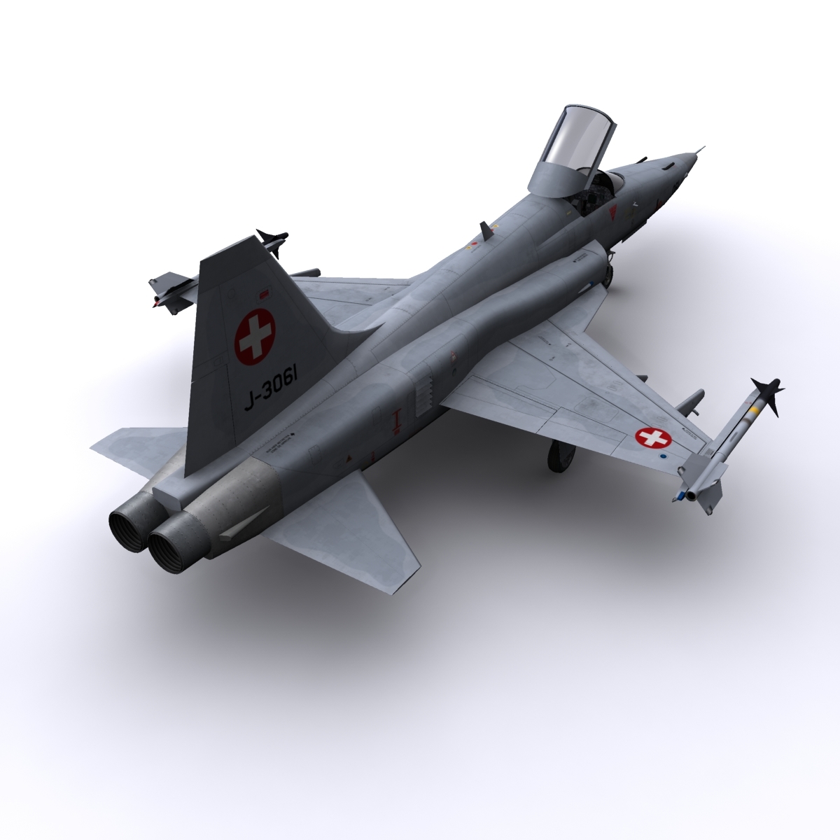 freedom fighter f-5e tiger 3d model