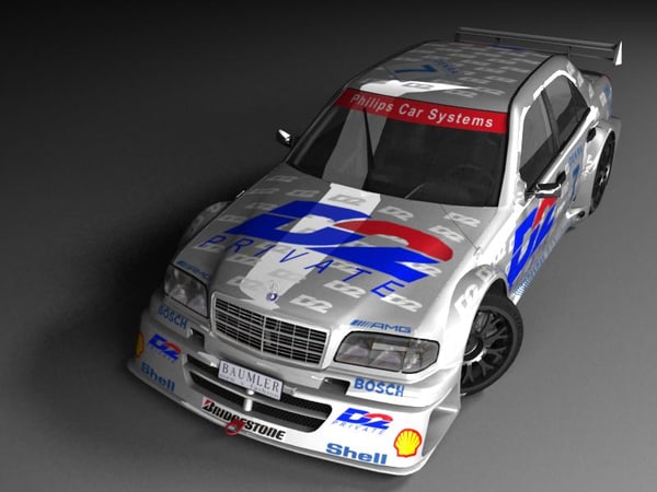 Mercedes-Benz C AMG DTM (W202) Model 3D - TurboSquid 768193