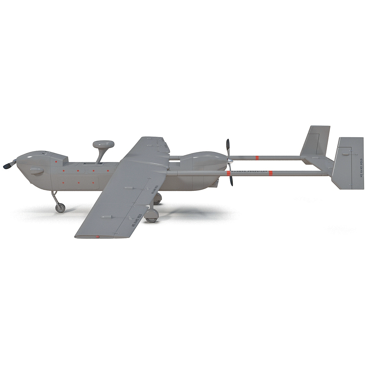 3ds max rq-5 hunter unmanned aircraft plane