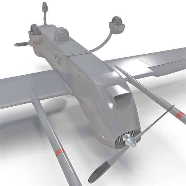 3ds max rq-5 hunter unmanned aircraft plane